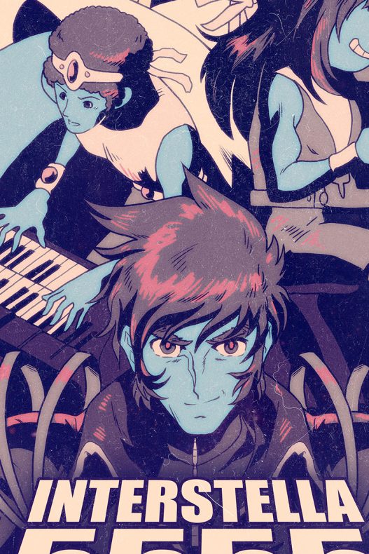 Cuadro Poster Daft Punk Interstella 5555