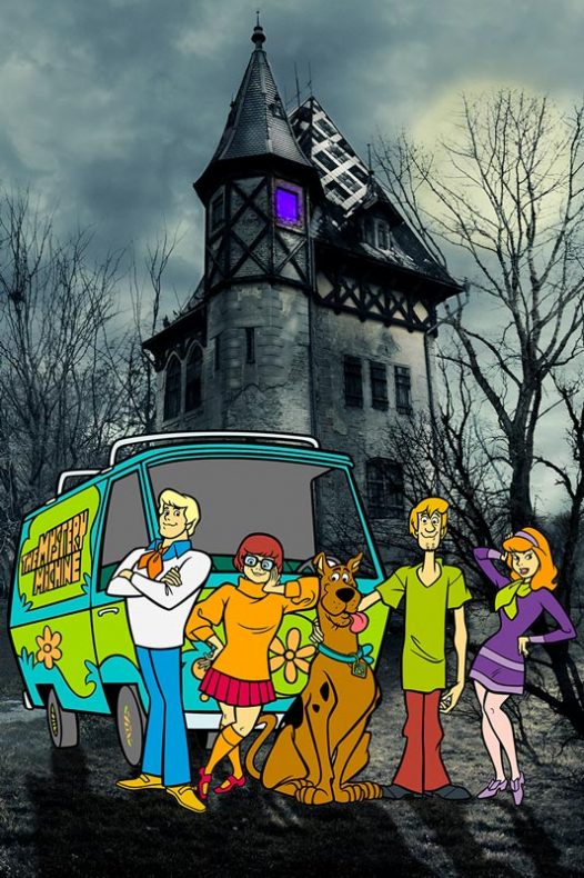Cuadro Scooby Doo Castle | BAÚL VINTAGE POSTERS