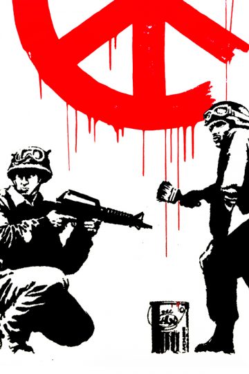 Cuadro Soldiers Painting Peace | Banksy