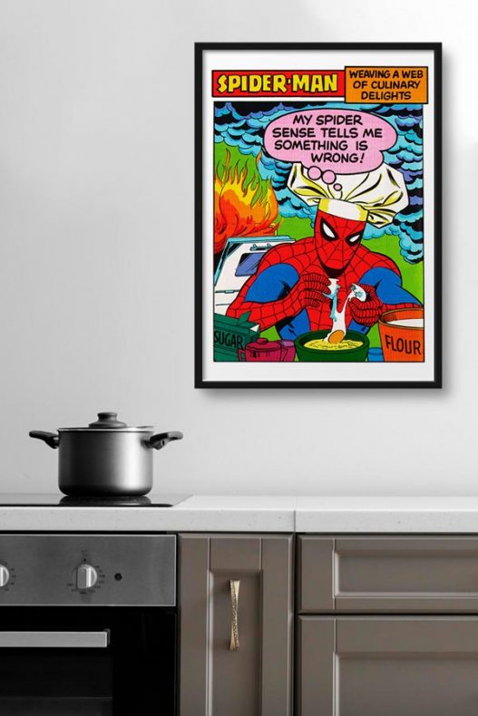 Cuadro Spider Chef | BAÚL VINTAGE POSTERS