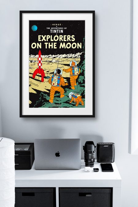 Cuadro Poster Tintin Explorers On The Moon